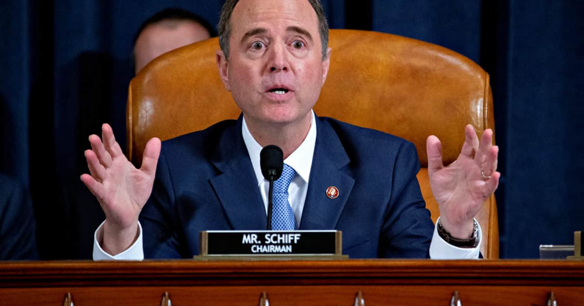 Schiff Says He Will Investigate Firing of Intel Inspector General ...