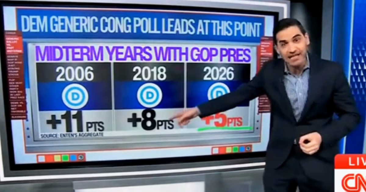 CNN’s Enten Says Bad Polling For Democrats Could Keep Senate In GOP ...