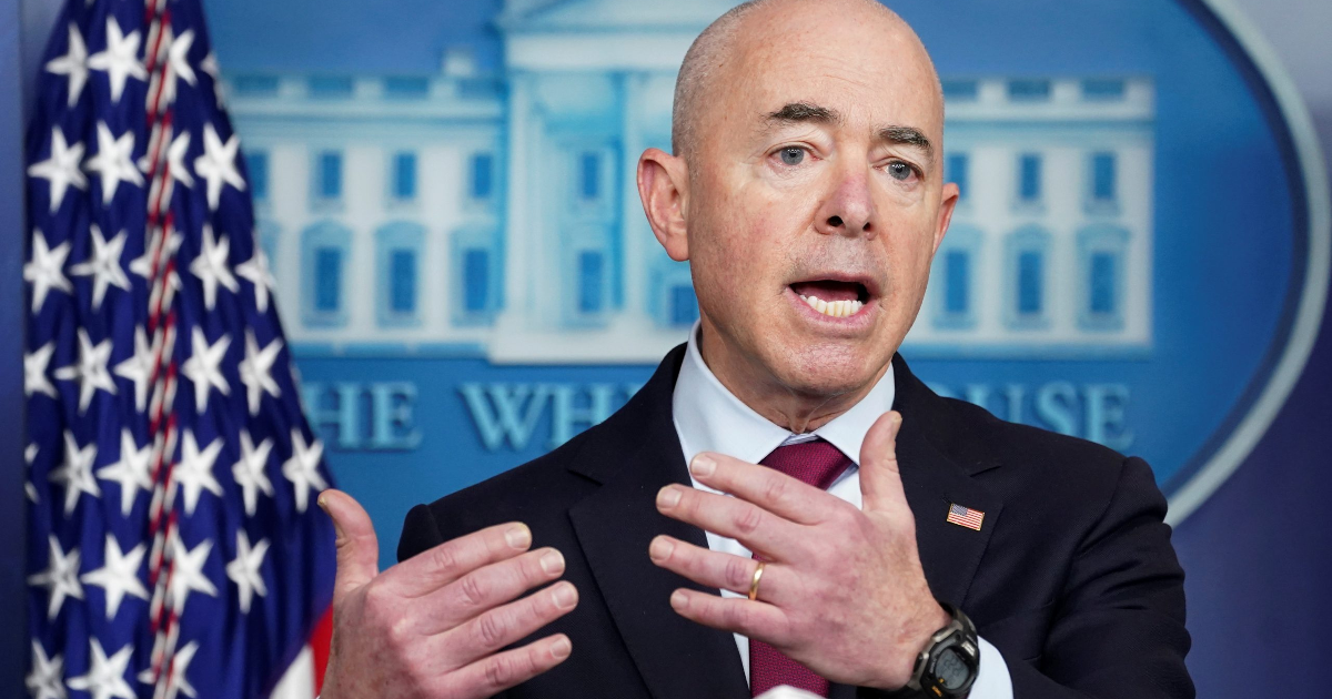 DHS Secretary Considers Question About Biden, Harris Visiting the ...