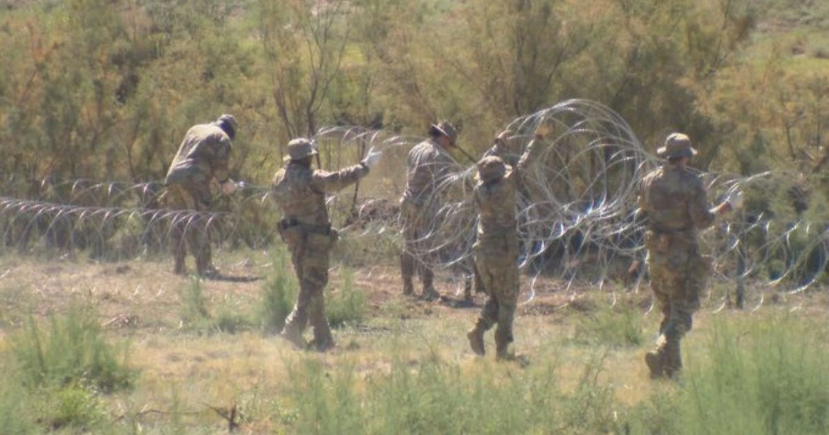 Gov. Abbott Fortifies Texas-New Mexico Border, Lone Star Troops Put Up ...