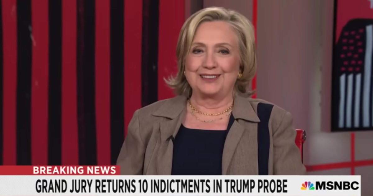 ‘I Can’t Believe This’: Hillary Clinton Laughs at Trump Indictments ...