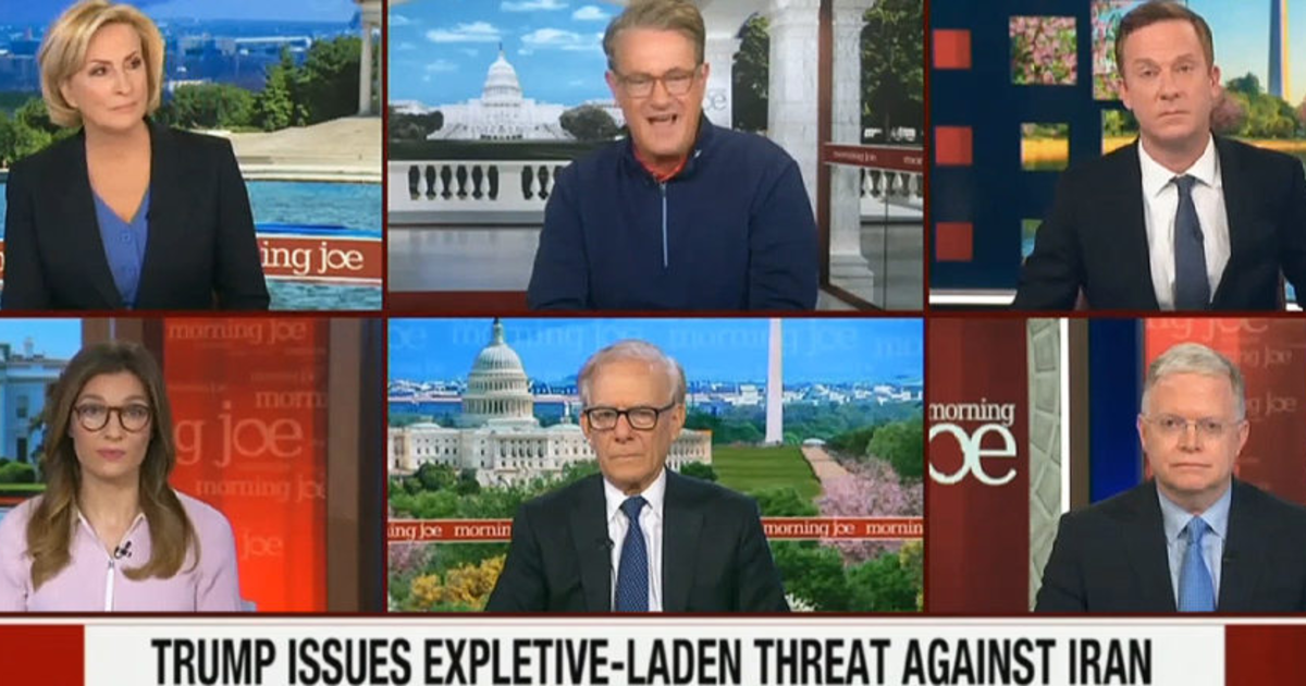Joe Scarborough Melts Down Over Trump Threatening Iran On ‘Blessed ...