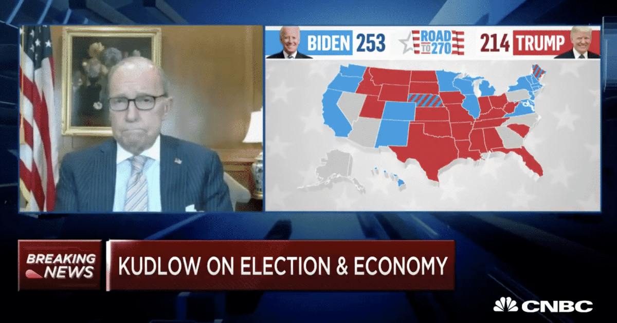 Kudlow Predicts a Peaceful Transfer of Power if Trump Loses ...