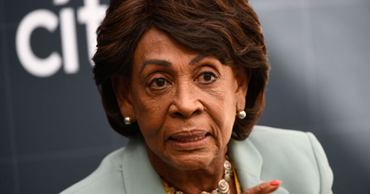 Maxine Waters Reportedly Told Homeless People to ‘Go Home ...