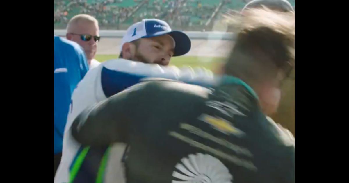 NASCAR Drivers Come to Blows on Pit Road, Camera Catches Argument ...