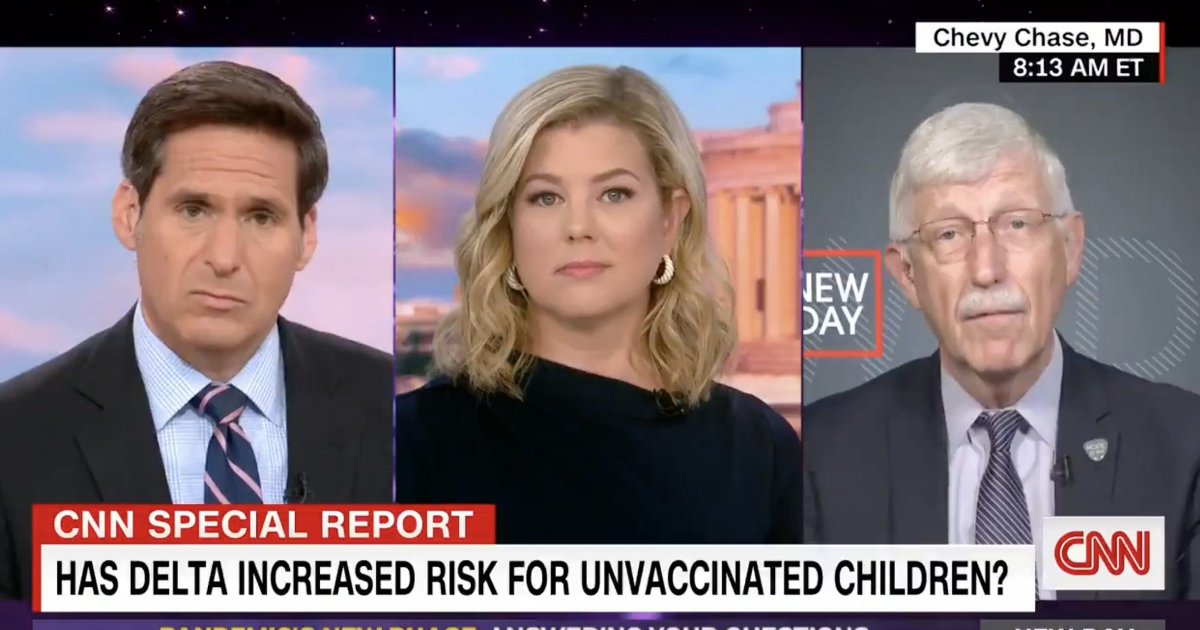 NIH Director Advises Parents To Wear Masks at Home To Protect Kids Who ...