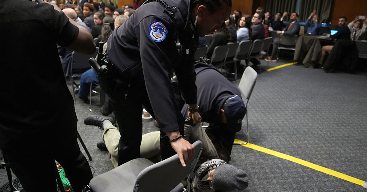 Protester Disrupts DHS Hearing Before Being Escorted Out — Independent ...