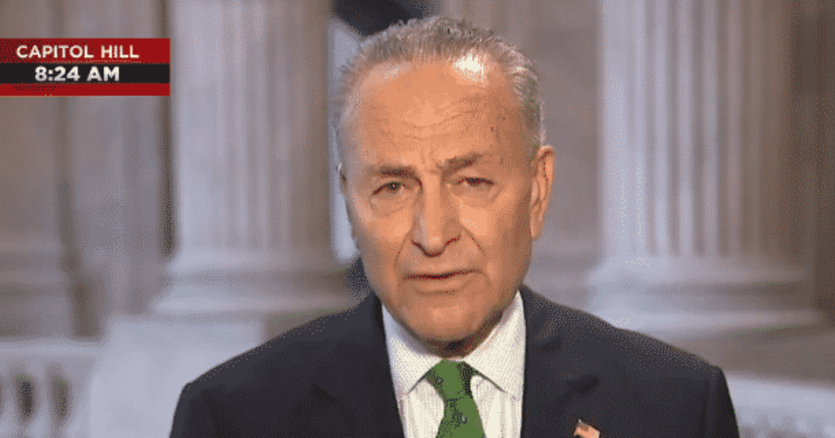 Schumer: Trump ‘Doesn’t Mind Panicking People When It Serves His ...