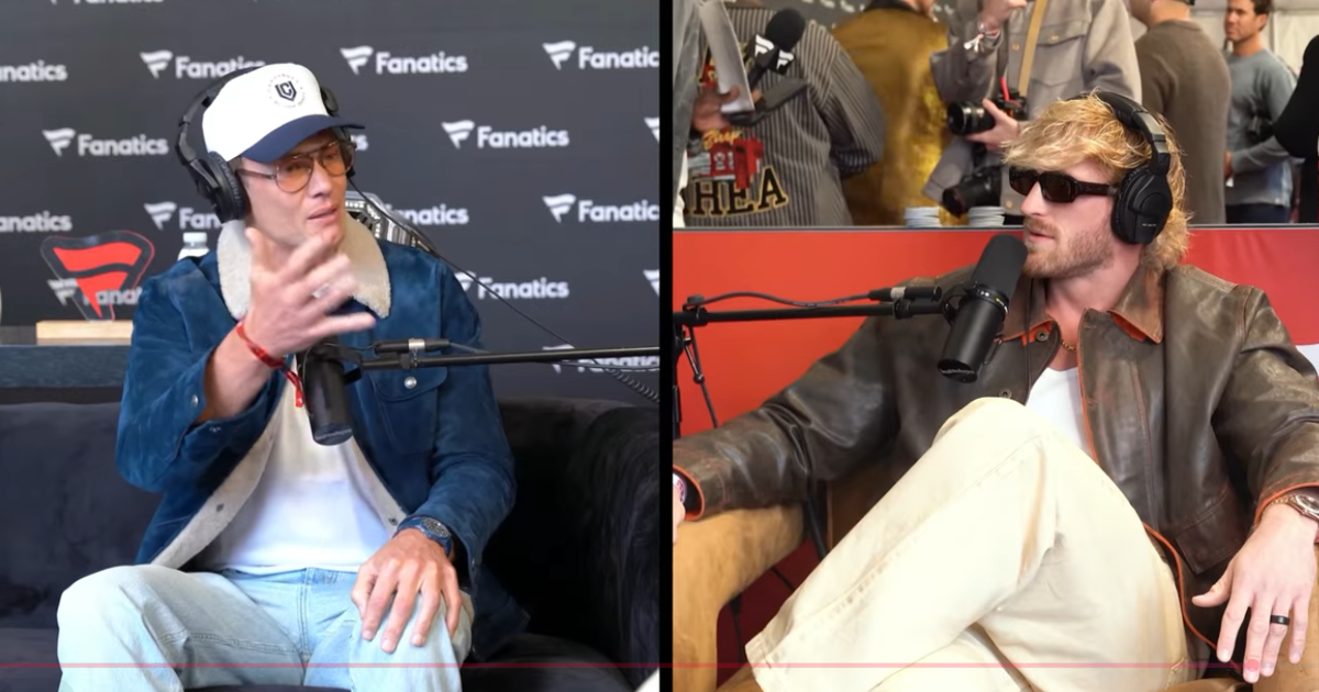 Watch: Tom Brady and Logan Paul Trade Barbs Ahead of Flag Football ...