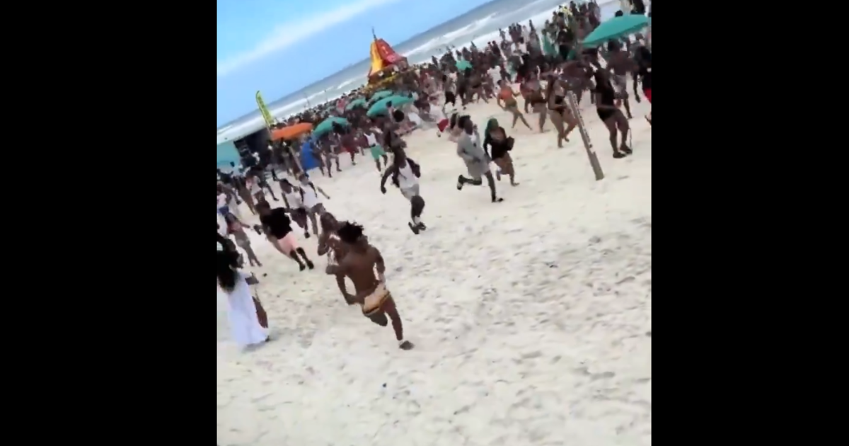 Watch: Gunfire Sparks Panic As Spring Break Crowds Flee Florida Beach ...