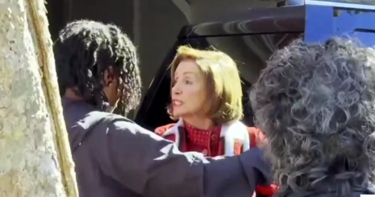 Watch: Nancy Pelosi Loses It as Protesters Storm Her Property, Tells ...