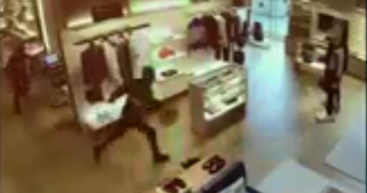 Watch: Thief Thinks He’s Escaping With $18k of Goods, Stopped Dead in ...