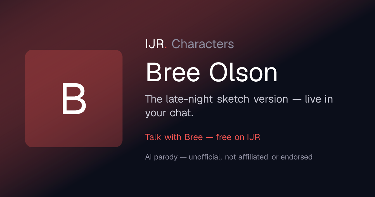 Bree Olsons Lounge · Ijr Characters