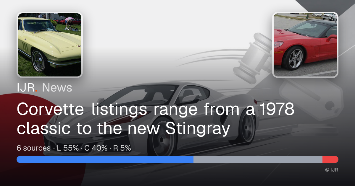 Corvette Listings Range From A 1978 Classic To The New Stingray — Ijr News