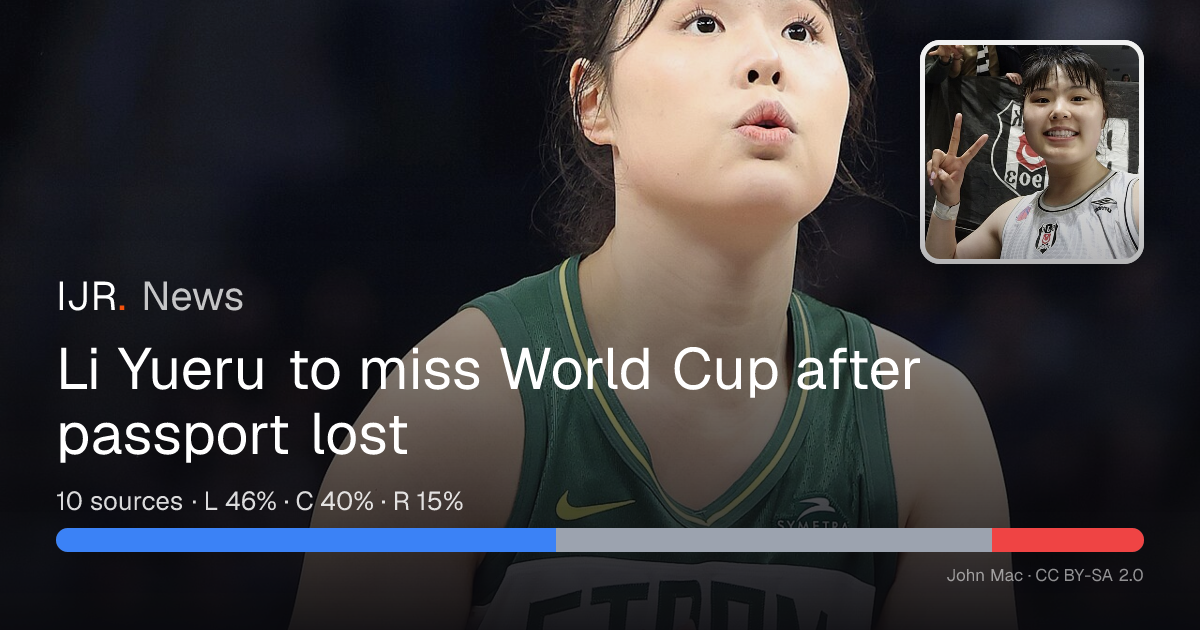 Li Yueru To Miss World Cup After Passport Lost — Ijr News