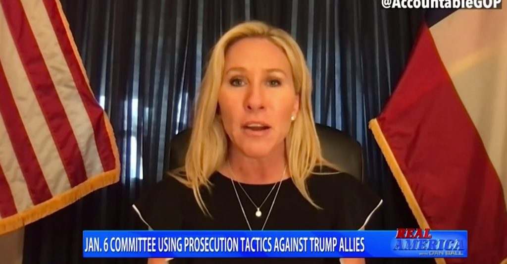 Marjorie Taylor Greene Suggests Pelosi Is Using ‘Gazpacho Police’ to ...