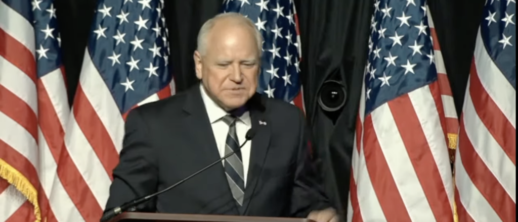 Tim Walz’s Wife Said She Wanted To Smell Fires Of The 2020 BLM Riots ...